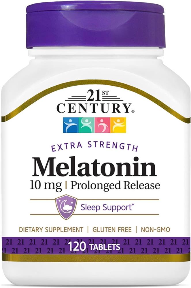 Melatonina 10mg Liberação Prolongada com 120 Tablets Century 21st ...