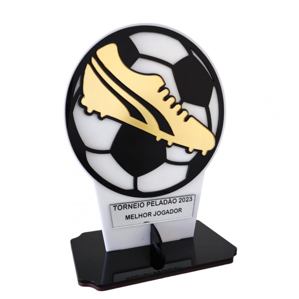 TROFÉU ACRÍLICO PERSONALIZADO MELHOR JOGADOR PARA CAMPEONATOS DE ...