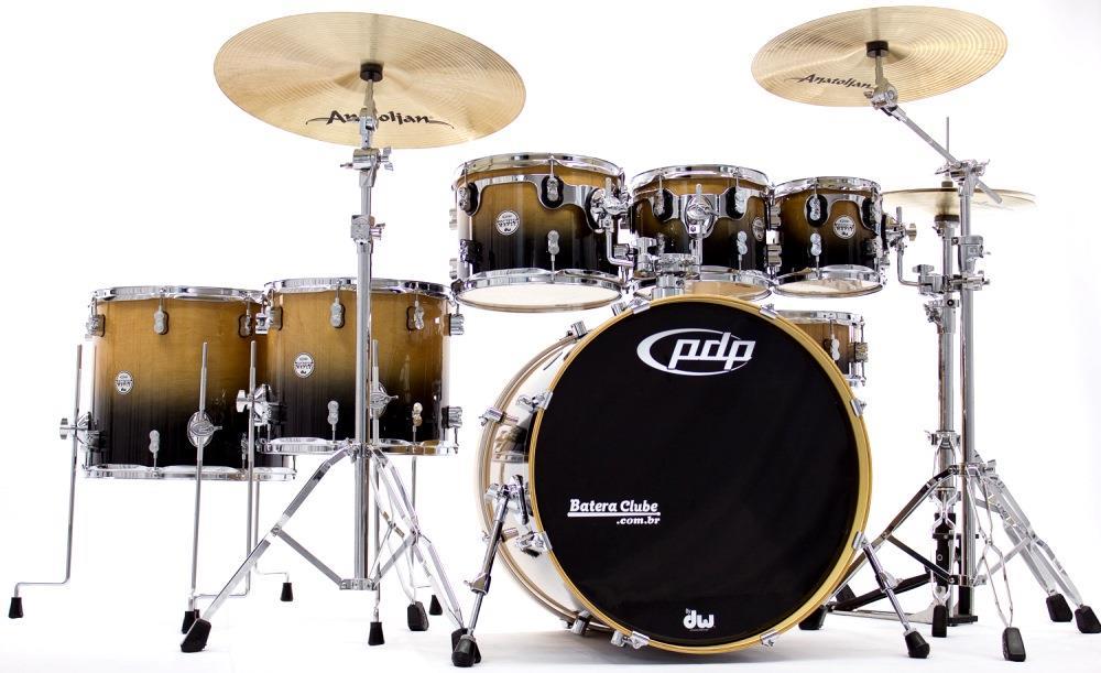 Bateria PDP by DW Concept Maple DW Natural to Black 22",8",10",12",14 ...