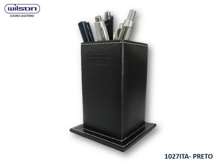 PORTA CANETAS - REF.1027 : Acessorios para escritorio em couro