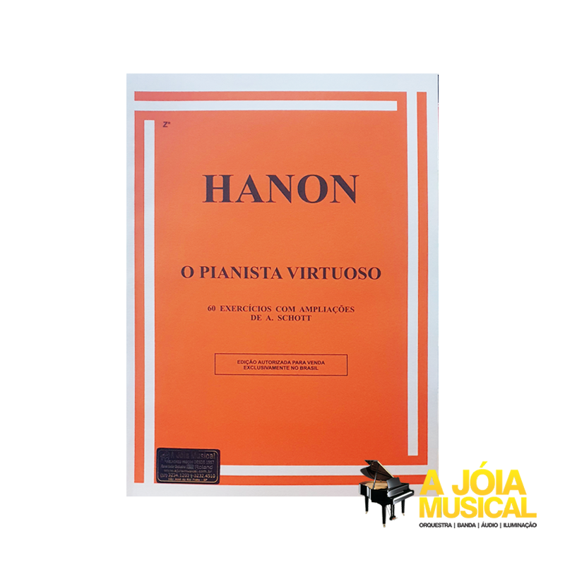 Método Hanon O Pianista Virtuoso 60 Exercícios