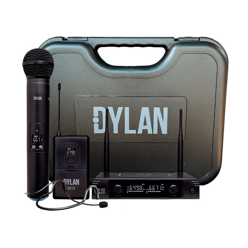 Microfone Dylan Sem Fio UDX-05 Multi Microfone Dylan Sem Fio UDX-05 Multi