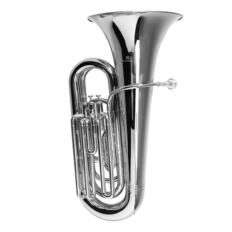 Tuba Bombardão Michael WBBM40 3/4 03 Pistos Niquelada