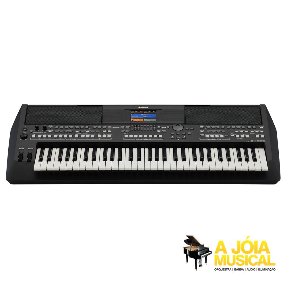 Teclado Yamaha PSR-SX600 Com Fonte
