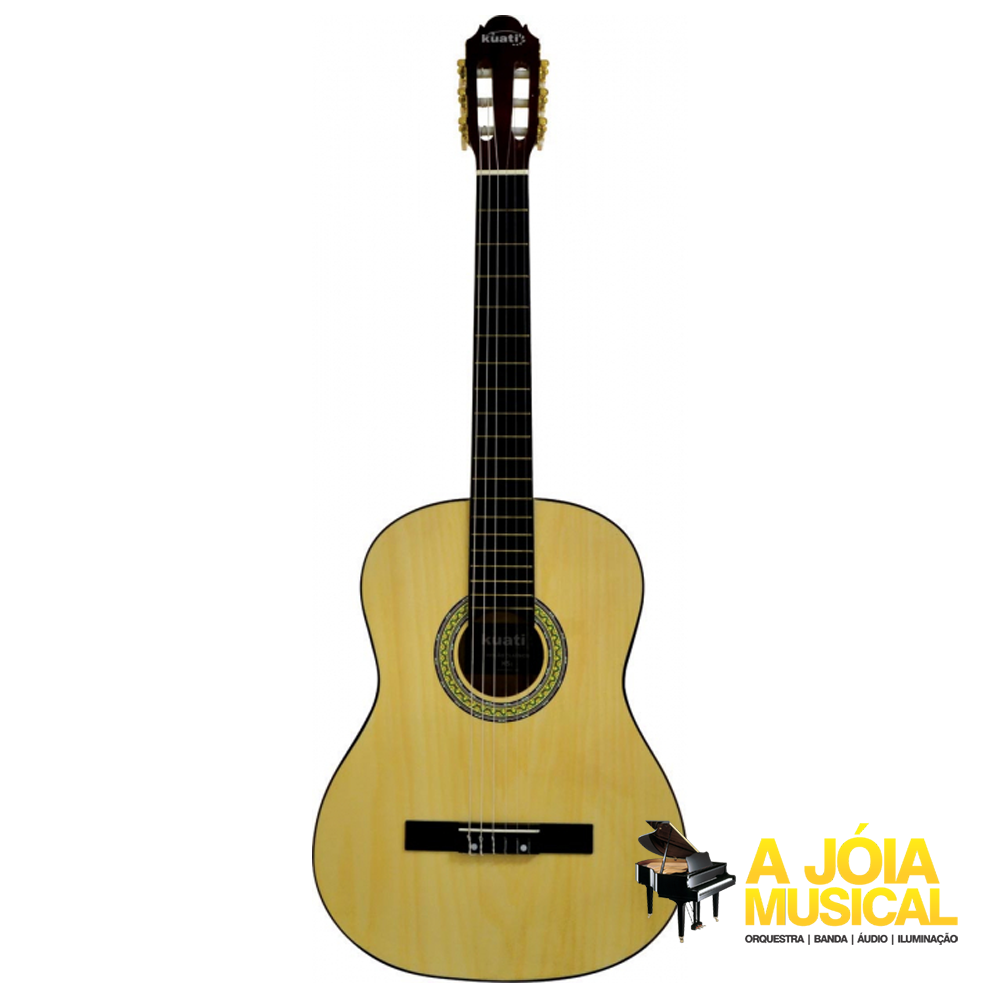 Violão Clássico Nylon Natural Com Tensor - A Jóia Musical