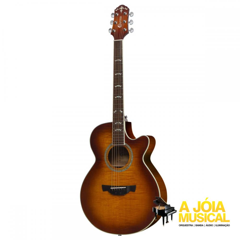 Violão Crafter Mini Jumbo Série PRO Lexus VTG