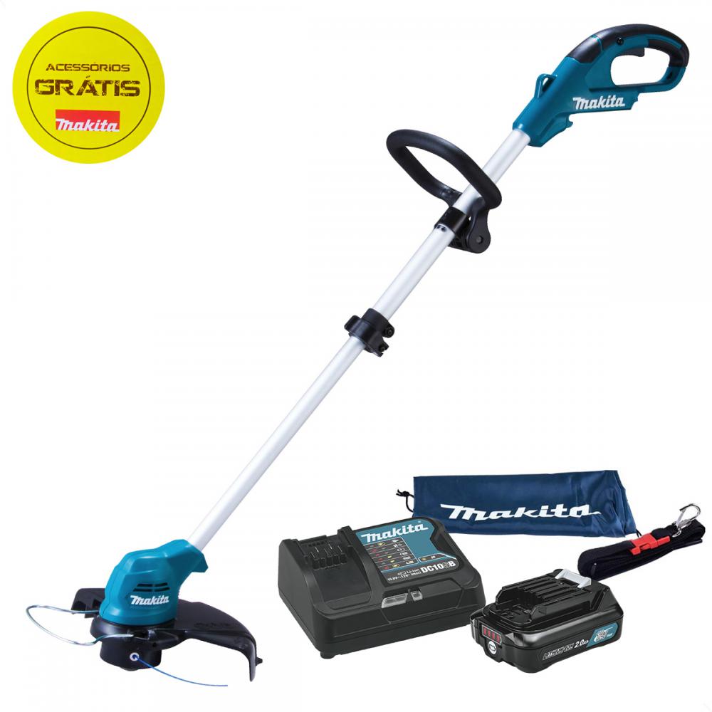 Aparador de Grama à Bateria 12V CXT com Carregador UR100DZX - Makita