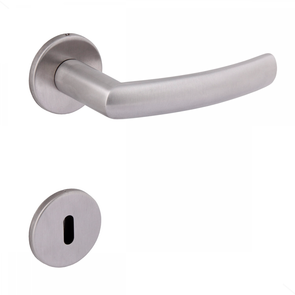 Fechadura Brava Interna Inox Escovado Cromo Fosco