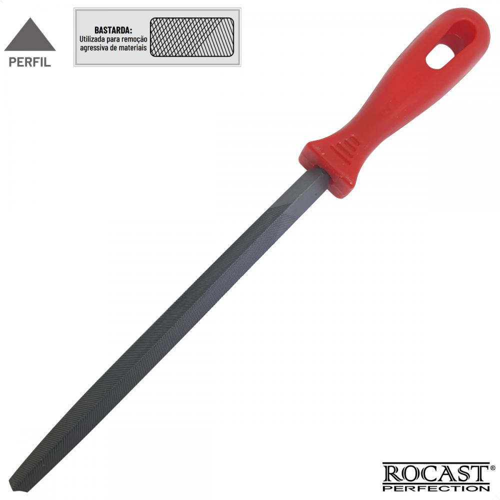 Lima Triangular Bastarda de 10 Pol. 367,0015 - Rocast
