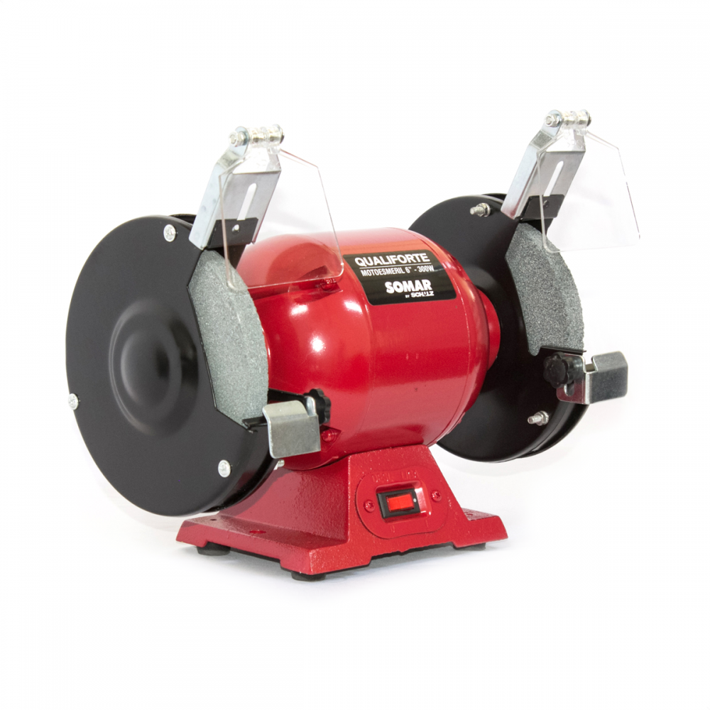 Motoesmeril Qualiforte 6 Pol. 300W 110V 10011023 Somar