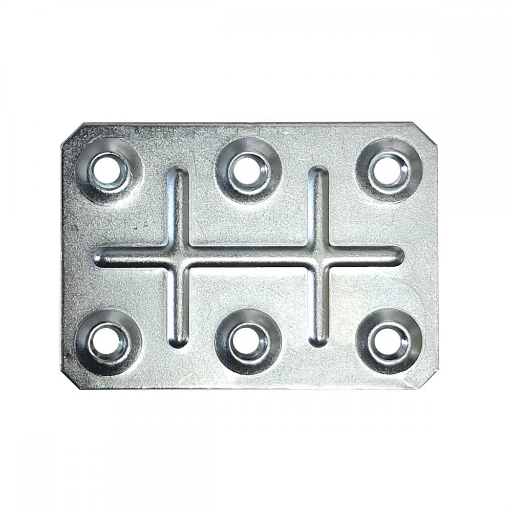 Placa Conectora Retangular 50x70mm 162AZ7050 - Aldeghi