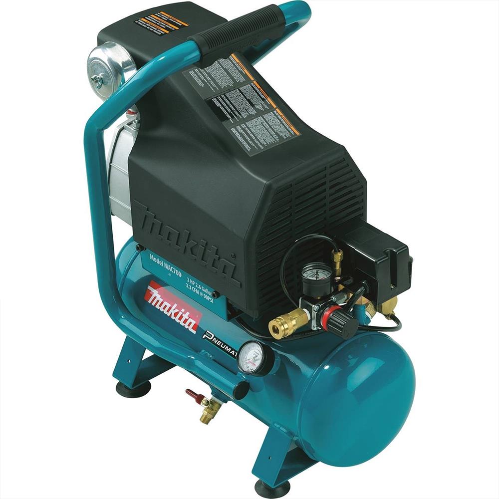 Compressor Ar Motor 2.0 Hp 9,8l Compacto Mac700 Makita : Compressor ...