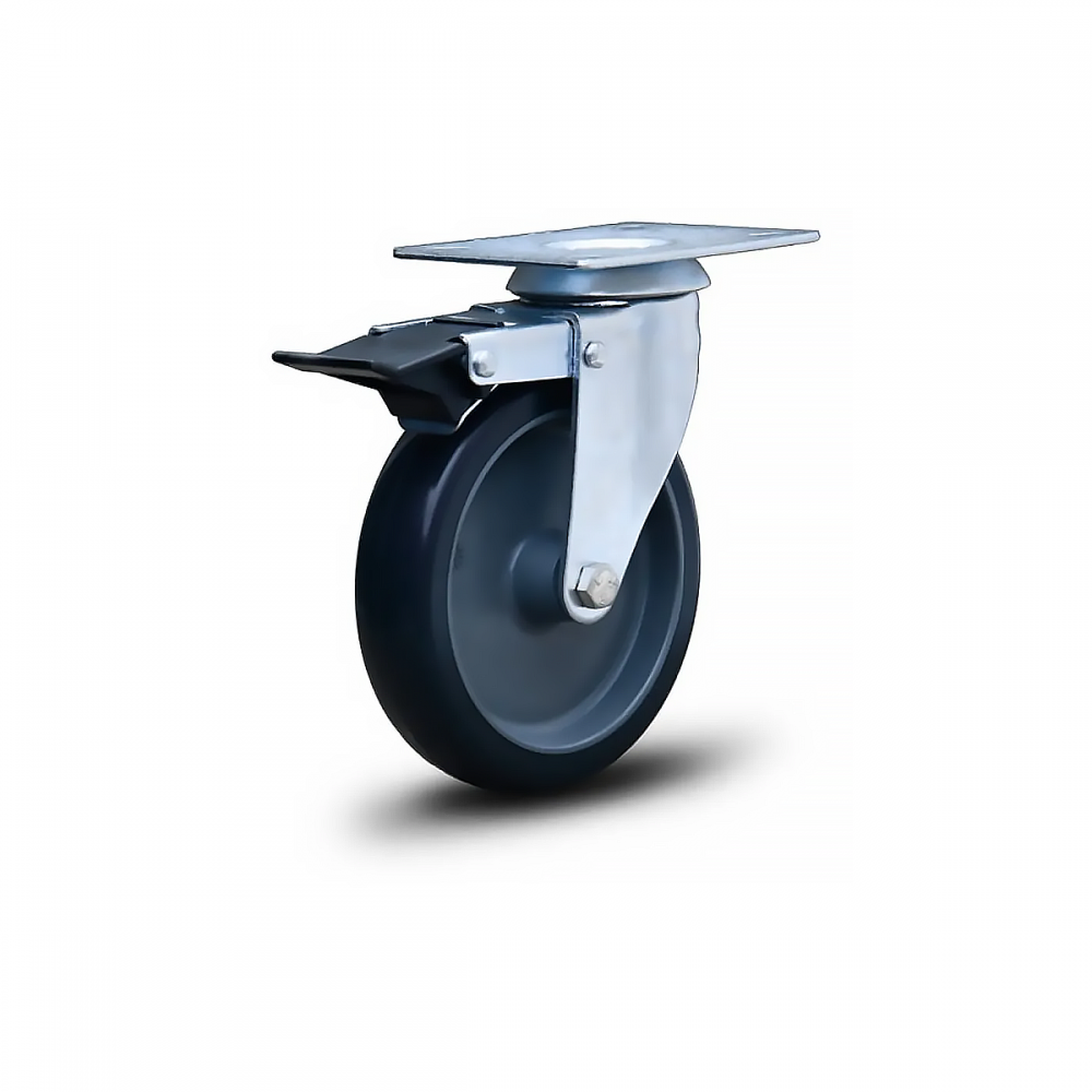 Rodizio Giratório com Freio 85 kg 2525 - Colson