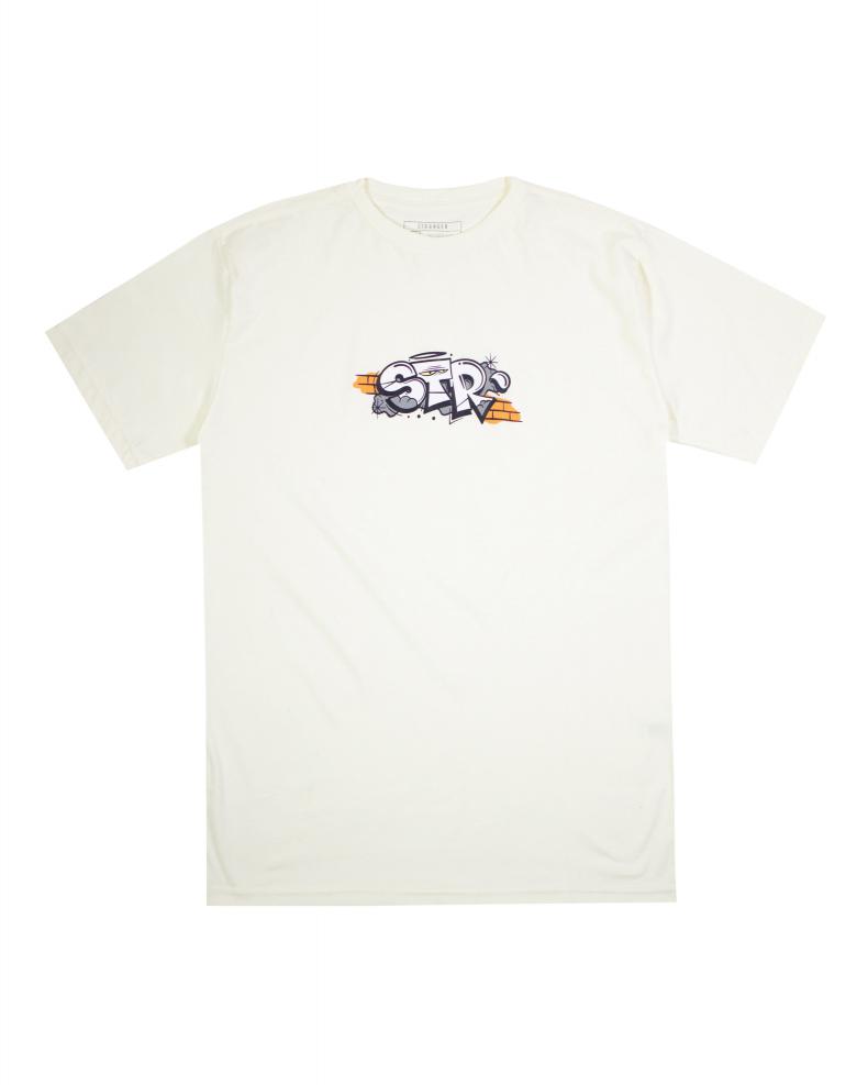 Camiseta Stranger Graffiti on the wall (Creme) : CAMISETAS - CAMISETAS ...