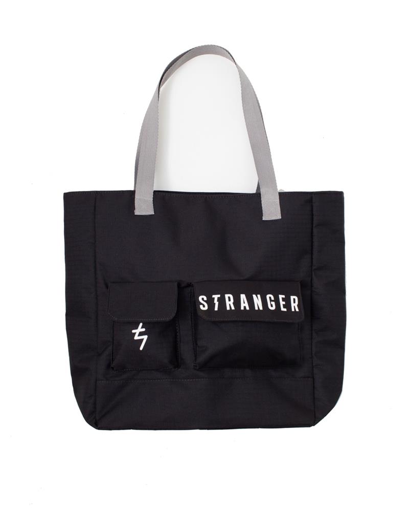 Shoulder Bag Tote Stranger Basic (Preta/Cinza) : ACESSÓRIOS : Stranger