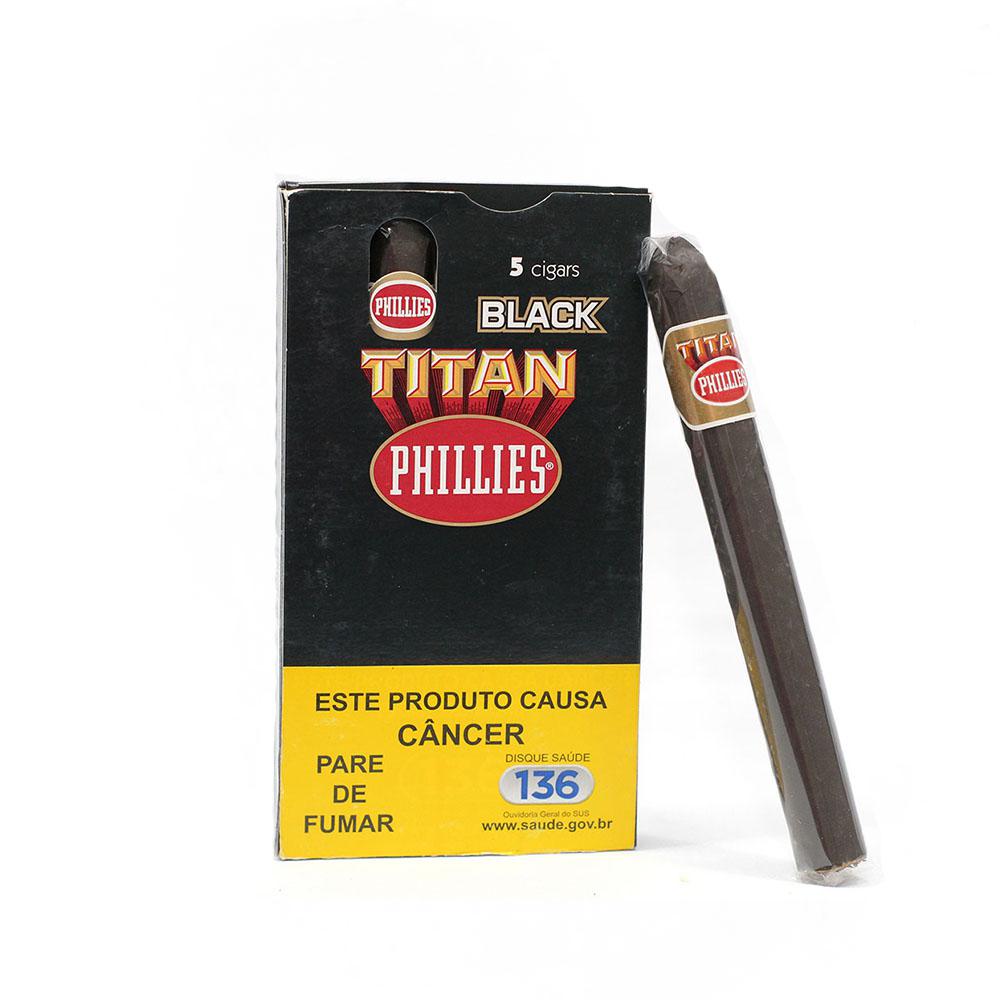 Charuto Titan Black Caixa C/5| Floop Head Shop