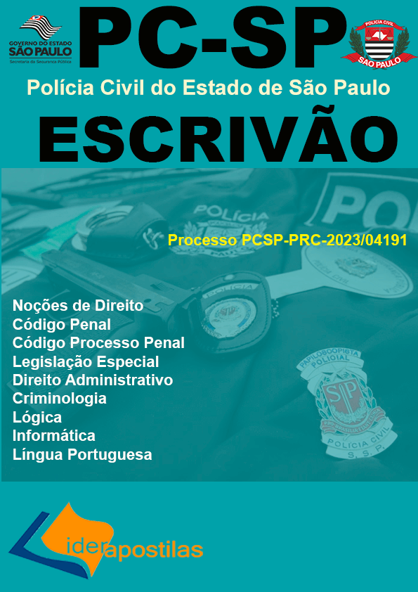 Apostila Concurso Escrivão de Polícia SP 2023: conteúdo completo e ... Apostila Concurso Escrivão de Polícia SP 2023: conteúdo completo e ...