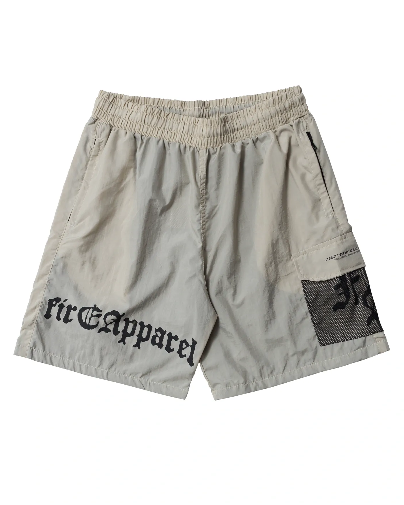 Bermuda Fire Taslan Sickle Letter (Bege) : BERMUDAS FIRE APPAREL