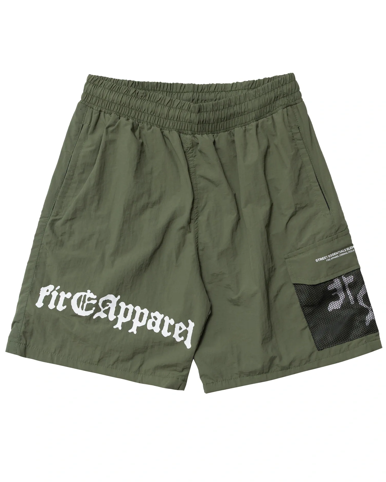 Bermuda Fire Taslan Sickle Letter (Verde) : BERMUDAS FIRE APPAREL
