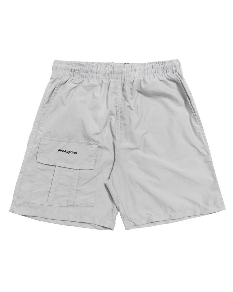 Shorts Fire Tactel Taslan Little Tag Bolso Front (Cinza) : BERMUDAS ...