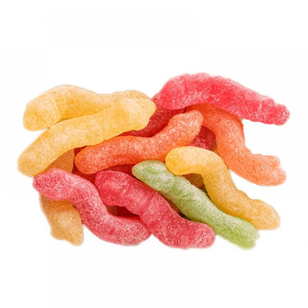 Bala Goma Minhocas Azedinhas - 5 Kg - Pacote