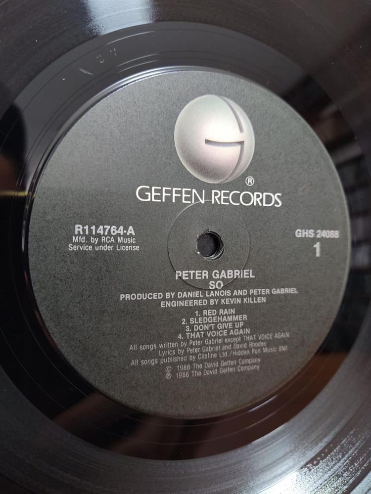 Peter Gabriel So Vinyl