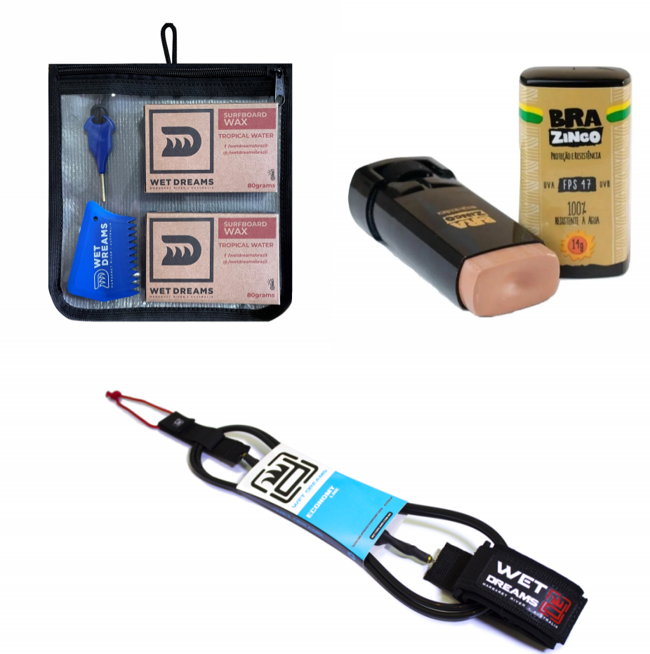 KIT BÁSICO 2 : kit acessórios para surf
