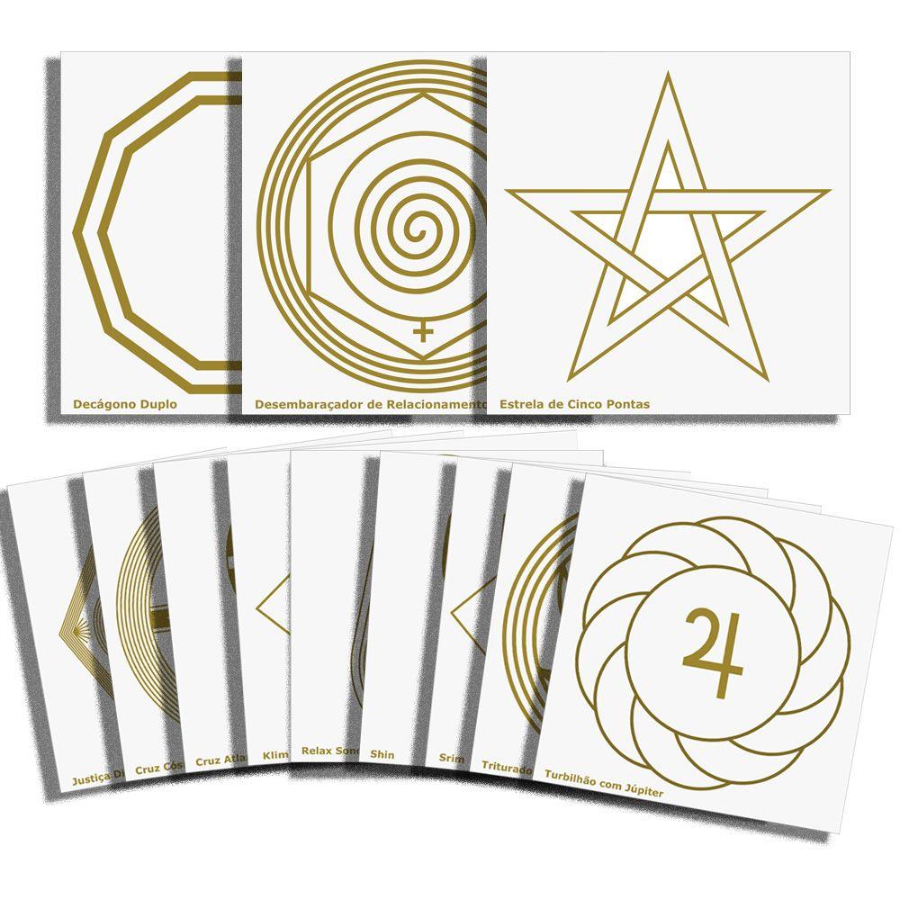 Kit Completo 53 Gráficos Radiestesia Radiônica Placas Master Chi