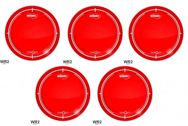 kit de Peles Williams RED WR2 08/10/12/14/16 : Peles Williams : Batera ...