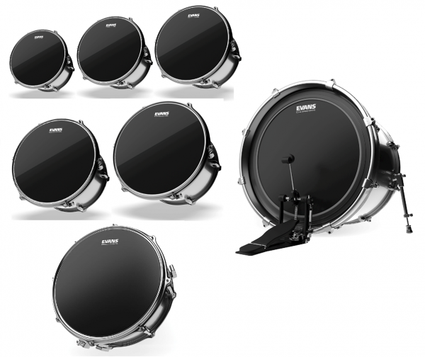 kit Pele Evans Black Chrome 08/10/12/14/16/22/14CX : Peles Evans - Kit de Peles Evans : Batera e ...