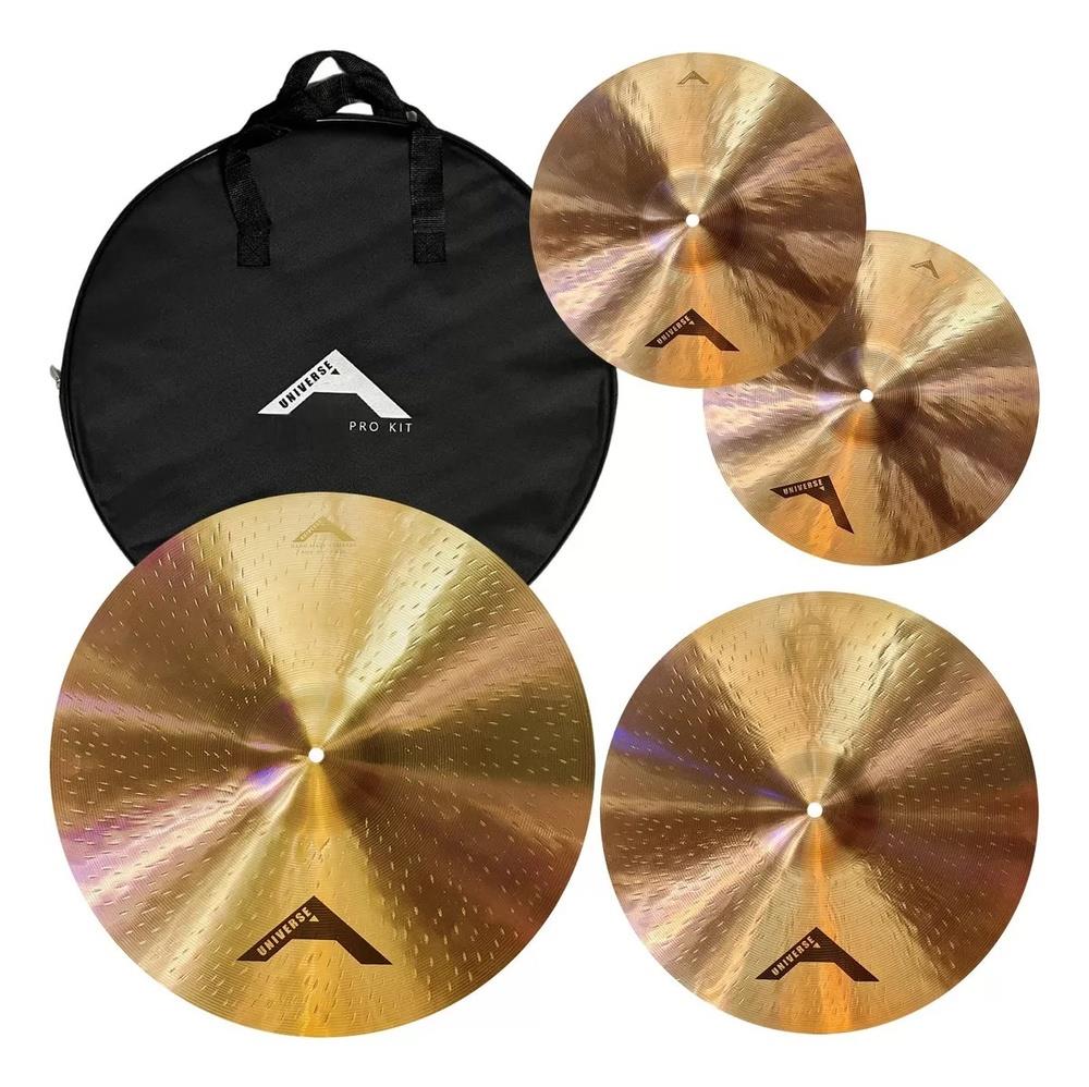 Kit New Avatar linha Universe 14/18/22 e bag b20 : Pratos de Bateria ...