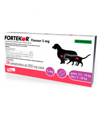 Fortekor Flavour Elanco 5mg - 28 Comprimidos