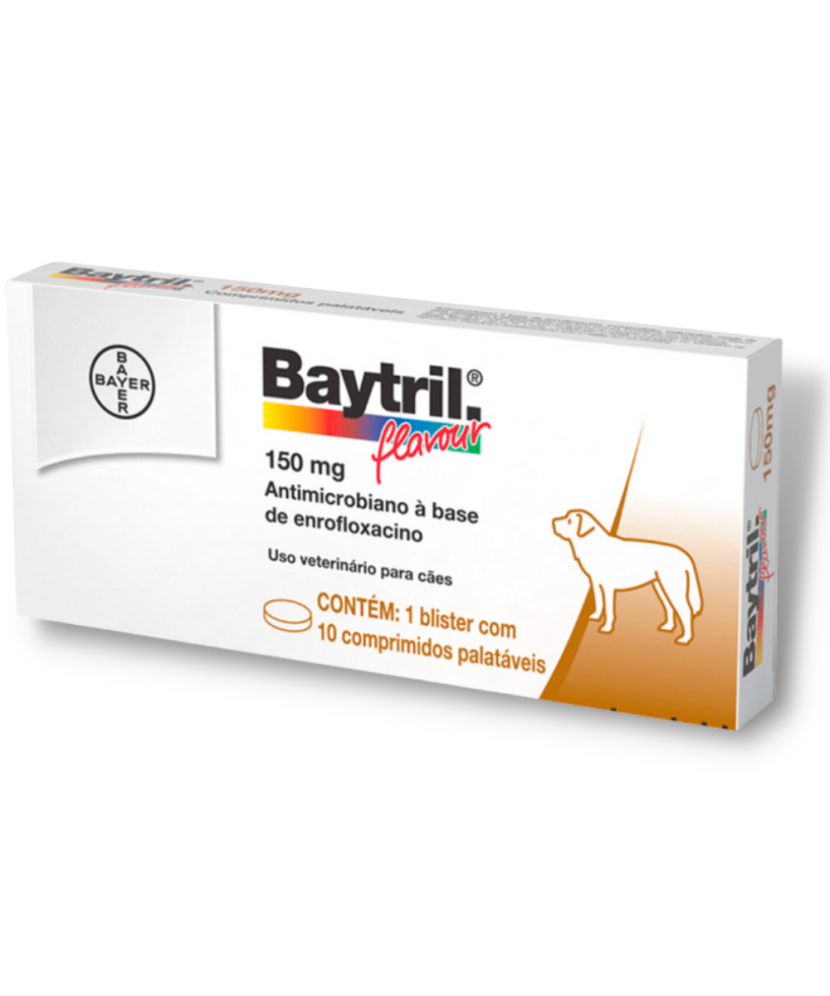 Baytril 150mg com 10 comprimidos