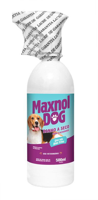 Maxnol Dog Banho a Seco para Cachorros 500mL : Cães