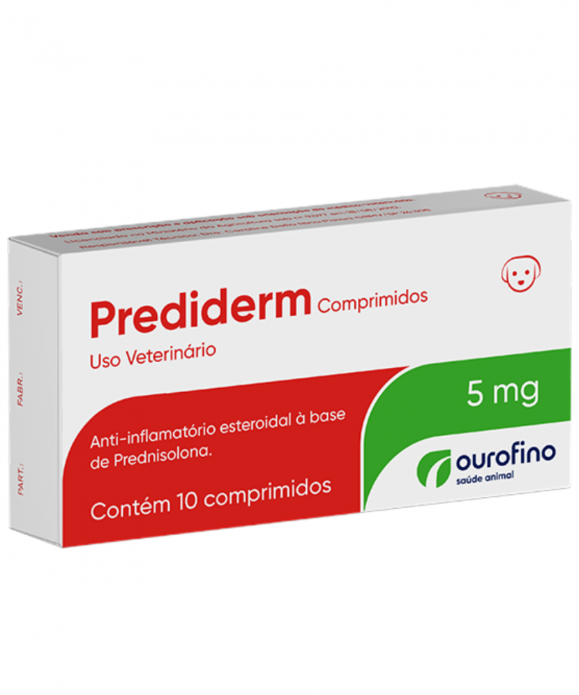 Prediderm 5mg - Blister com 10 comprimidos