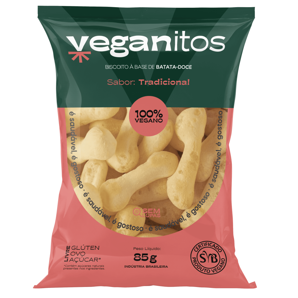 Biscoito Polvilho Tradicional Veganitos 85g