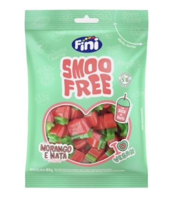 Fini Vegano Sabor Morango e Nata 80g