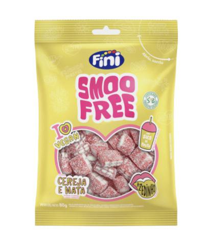 Fini Vegano Tijolinho Sabor Cereja e Nata 80g