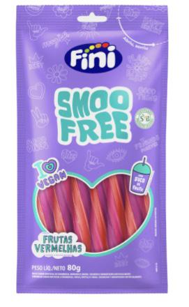 Fini Vegano Tubes Sabor Frutas Vermelhas 80g