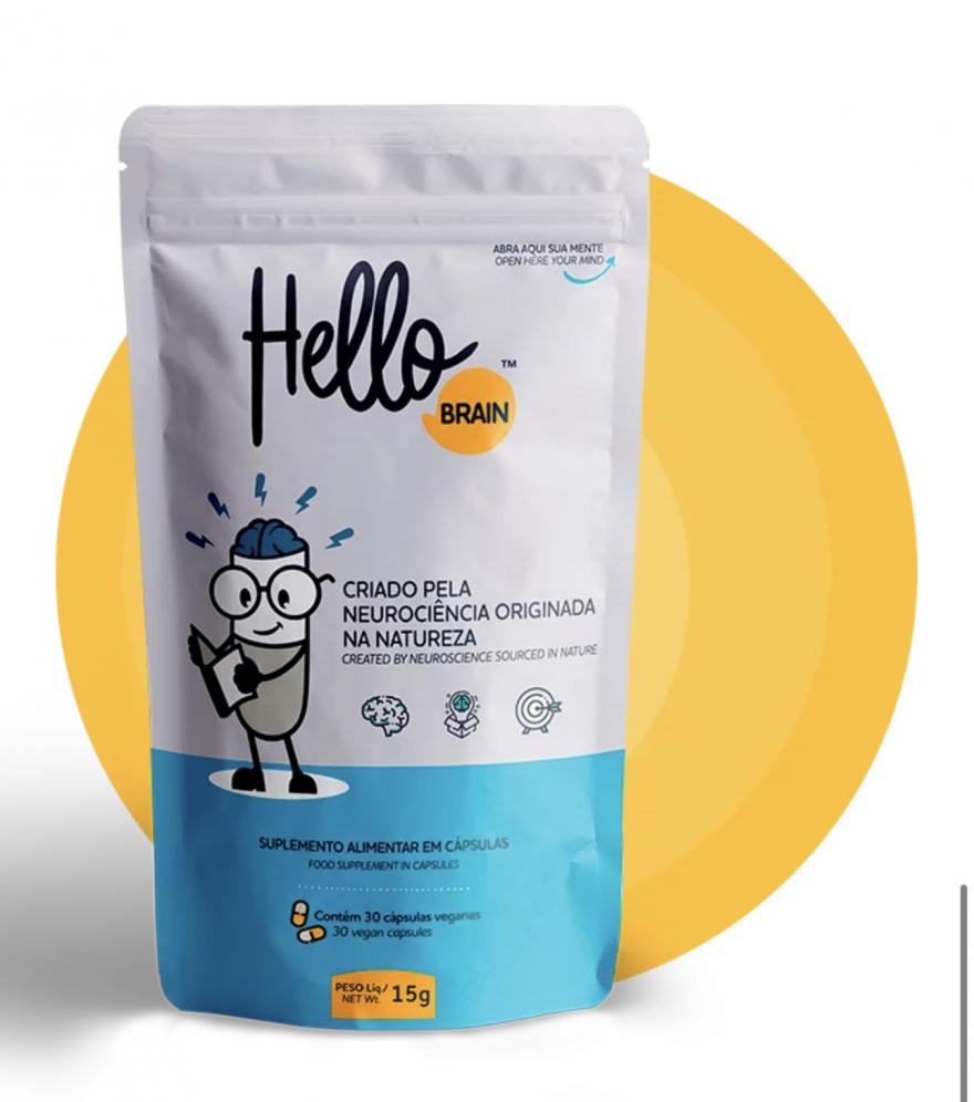 HelloBrain 15g Contem 30 Capsulas Hello