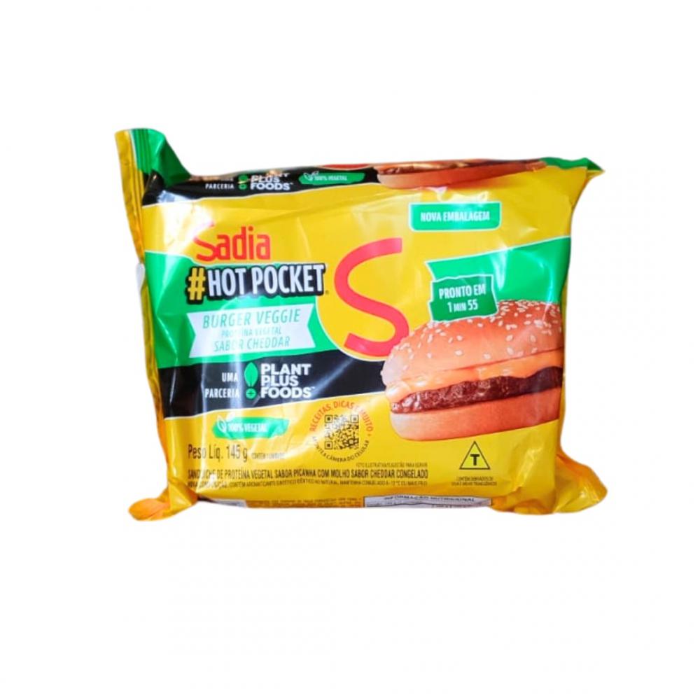 Hot Pocket Vegetal Sabor Cheddar Sadia Veg&Tal 145g : CONGELADOS E ...