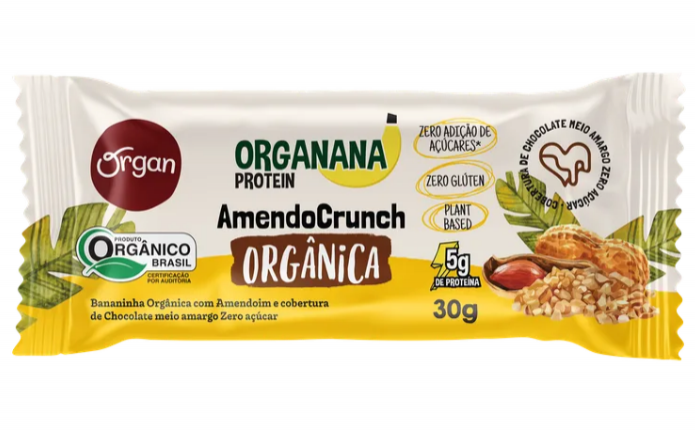 Organana Amendo Crunch Organ 30g : ALIMENTOS E BEBIDAS - Doces : VegSim ...