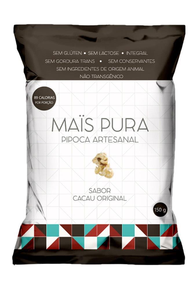 Pipoca mais pura sabor cacau original 150g