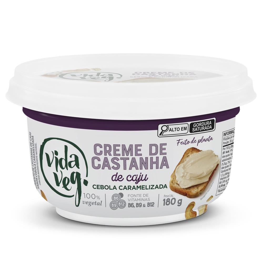 Creme De Castanha De Caju Cebola Caramelizada Vida Veg 180g