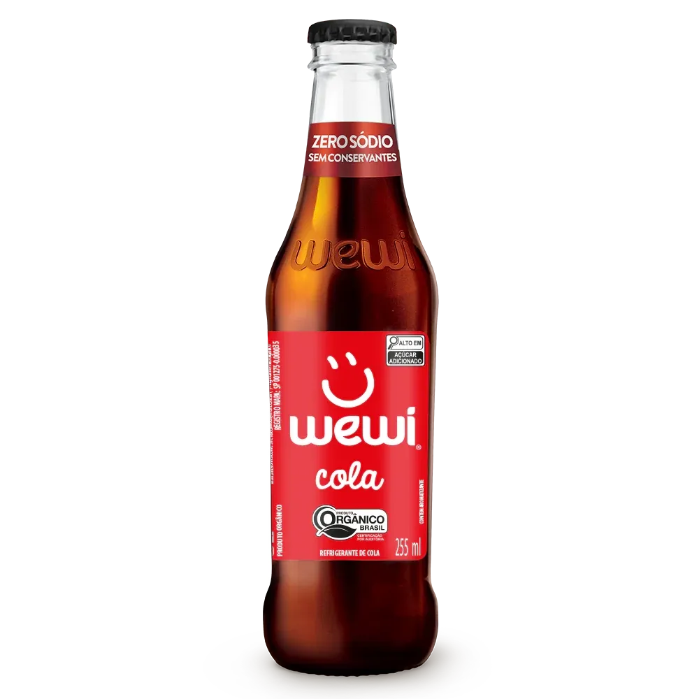 Refrigerante Cola Orgânico Garrafa Wewi 255ml : ALIMENTOS E BEBIDAS ...