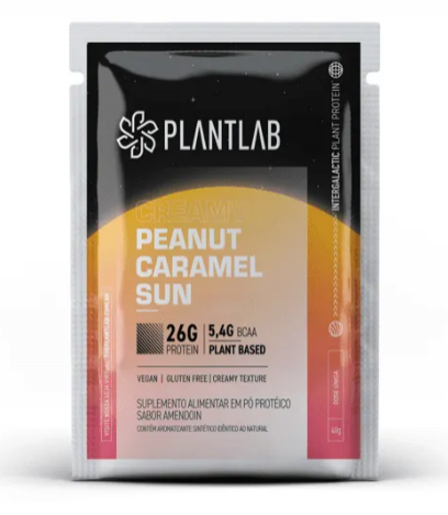 Proteína Vegetal Cremosa Peanut Caramel Sachê Plantlab 40g ...