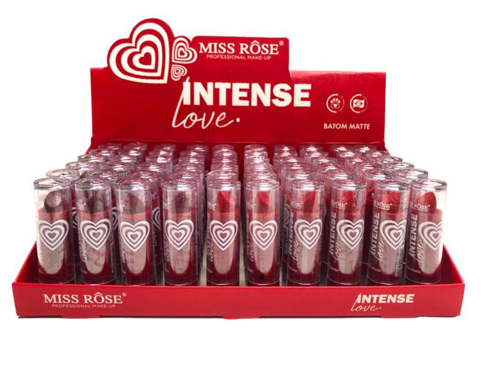 Box Fechado (60 Unidades) Batom Matte Intense Love - Miss Rôse ...