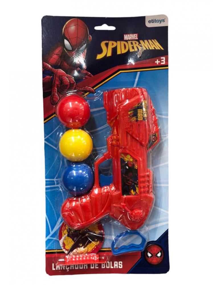 Lançador de Bolas Acerte o Alvo Lançando as Bolas Spider Man Marvel ...