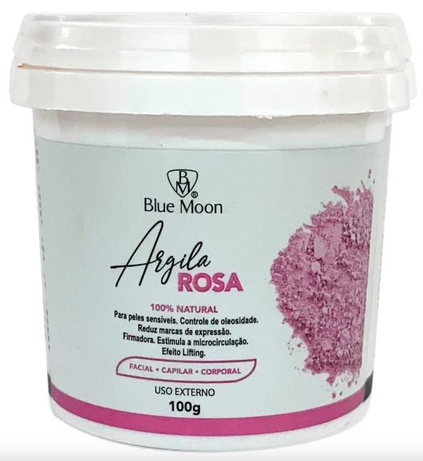 Argila Rosa 100% Natural Blue Moon 100g