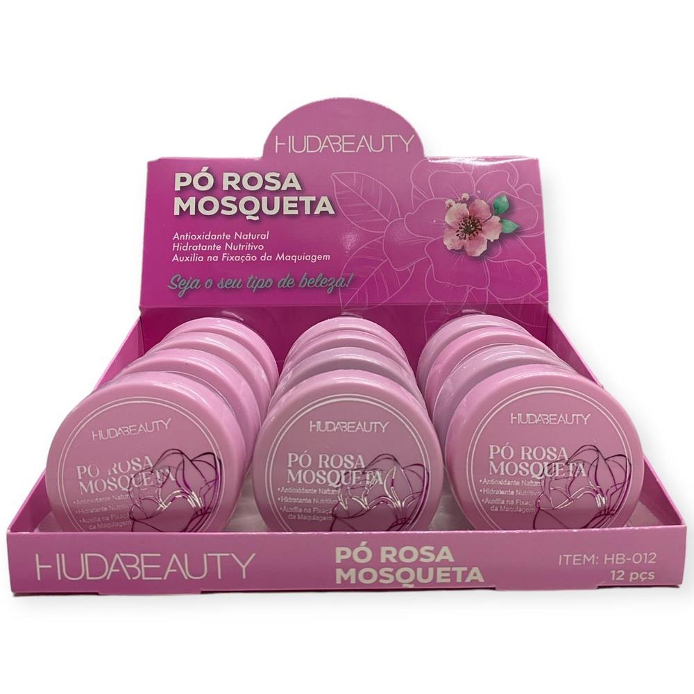 Box fechado (12 unidades) Pó Rosa Mosqueta * HUDABEAUTY : ATACADÃO ...